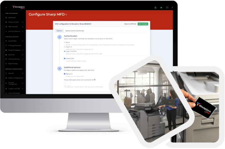 Sharp OSA and cloud-based technology